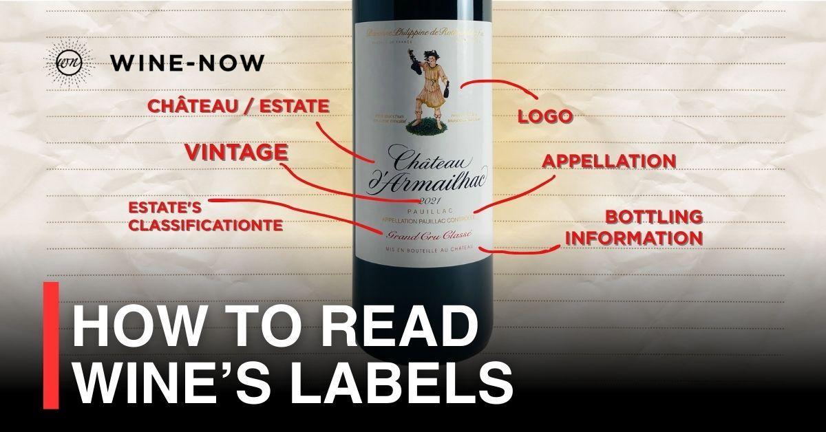 Blog - เทคนิคอ่านฉลากไวน์ ฉบับง่ายที่สุด | WINE-NOW