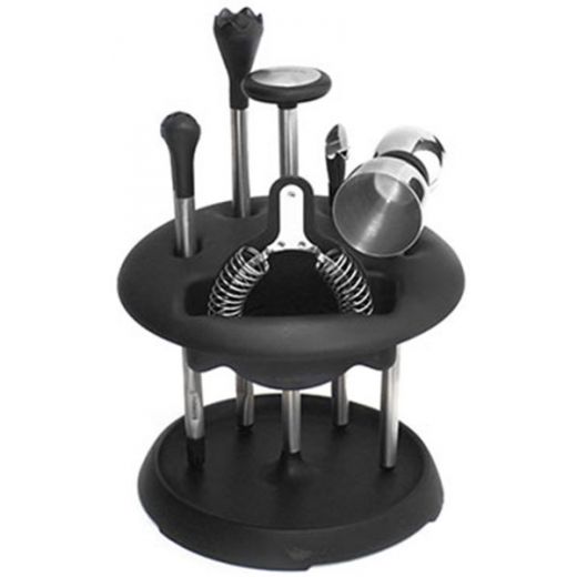 Metrokane Rabbit Barware Bar Tool Caddy - 6 Pieces | WINE-NOW