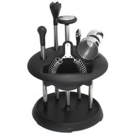 Metrokane Rabbit Barware Bar Tool Caddy - 6 Pieces | WINE-NOW