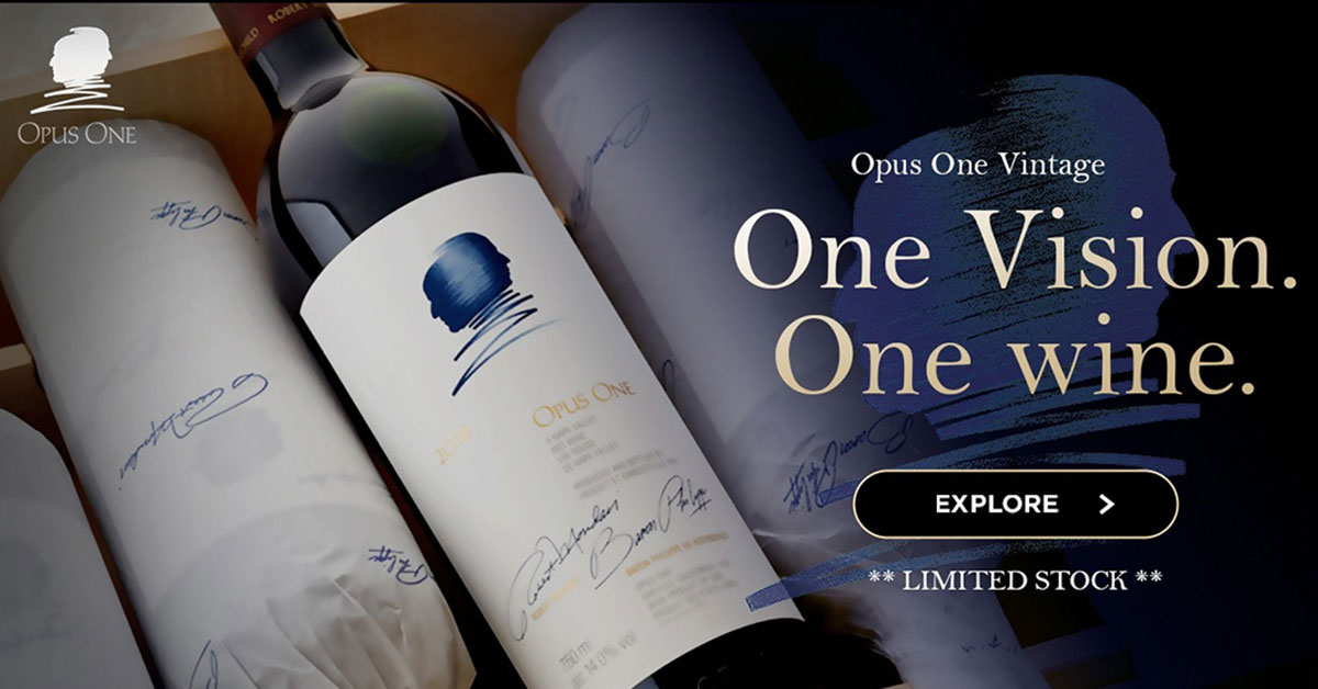 Blog - Opus One ส่วนผสมที่ลงตัวระหว่าง Bordeaux และ Napa Valley | WINE-NOW